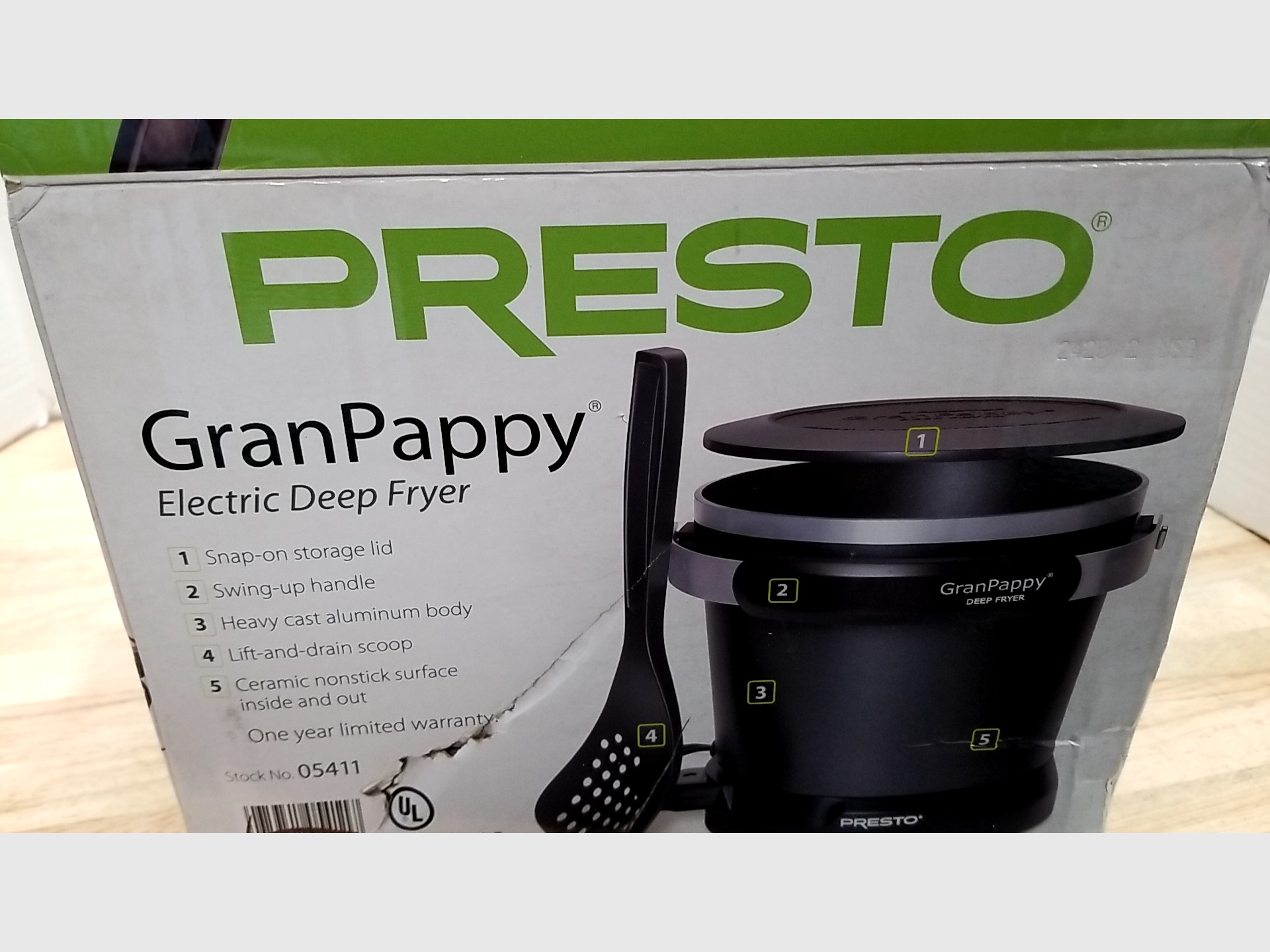 #73 - New Presto GranPappy Electric Deep Fryer | BidItBob